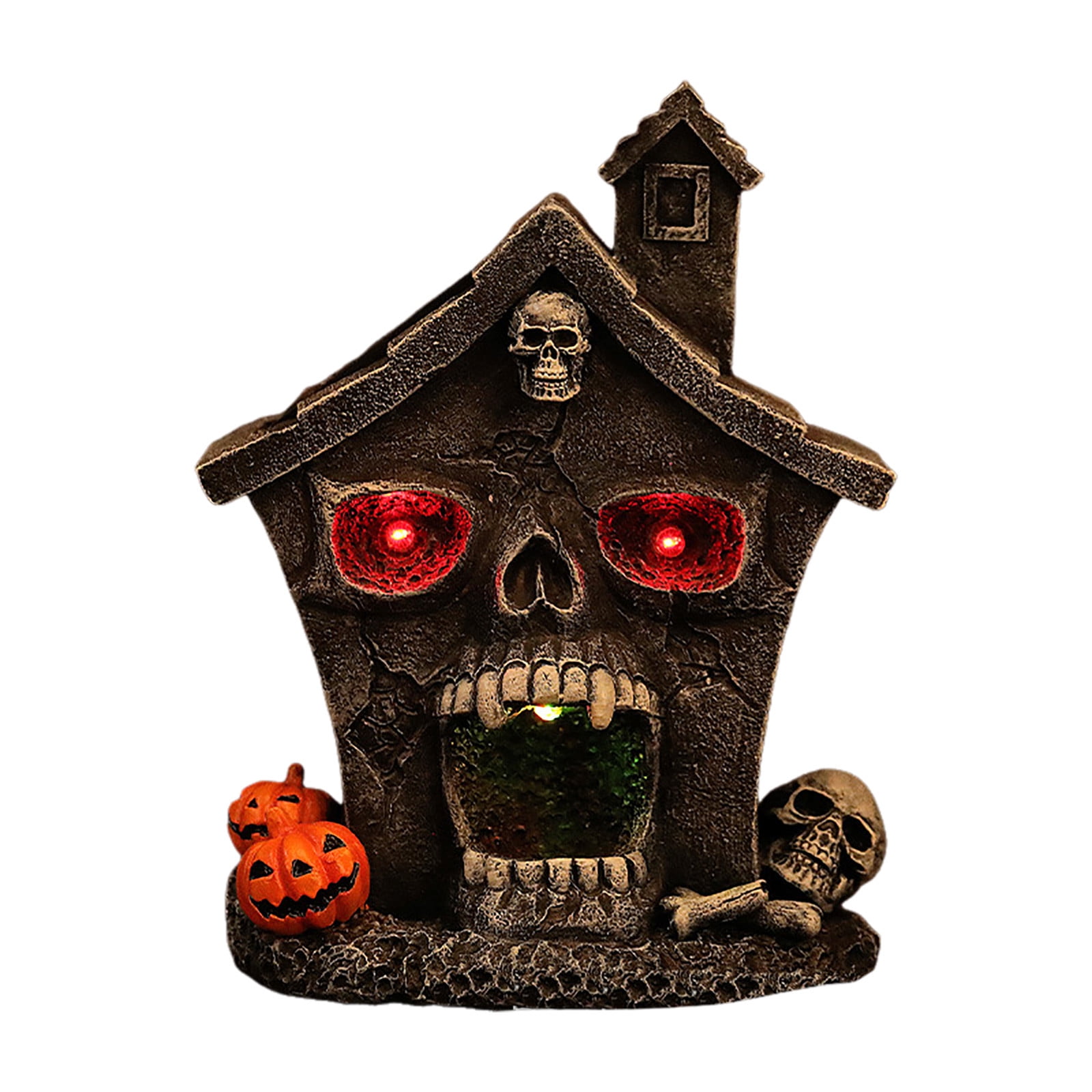 Halloween Miniature Figurines Resin Pumpkin Halloween Garden ...