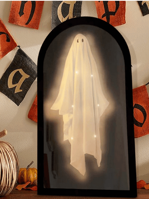 ‌Halloween Mirror Holographic Ghost – Motion-Activated Scary Projection ...