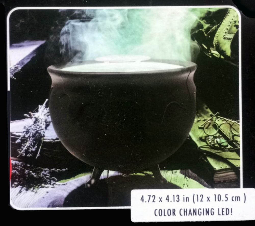 Halloween Mist Maker Fogger Mister Cauldron Lights Up - Walmart.com
