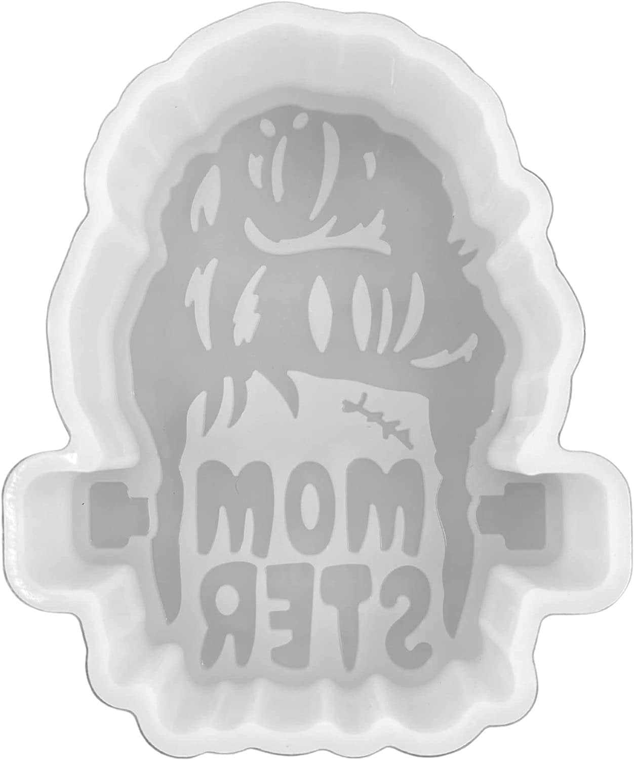 Halloween Mom Messy Bun Fall Frankenstein Momster Freshie Mold for ...