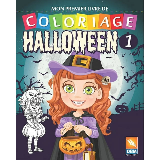 Halloween: Mon premier livre de coloriage - Halloween 1 : Livre de ...