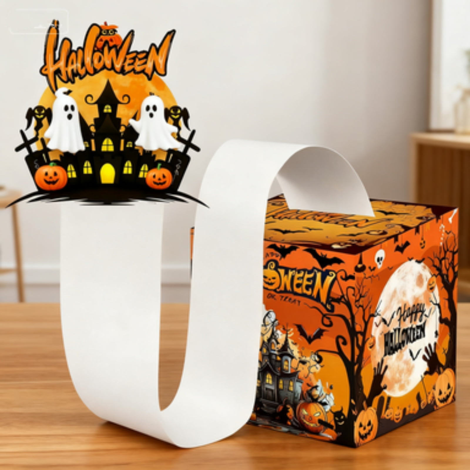 Halloween Money Pull Box For Cash Gifts Diy Happy Halloween Surprise ...