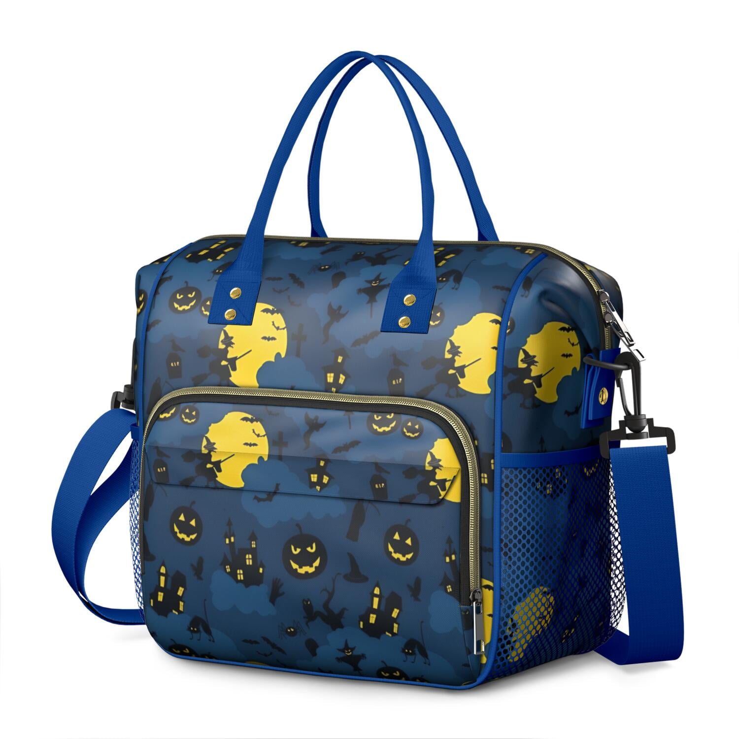 Halloween Moonlit Scene Pattern Womens Lunch Box for Work,Insulated ...