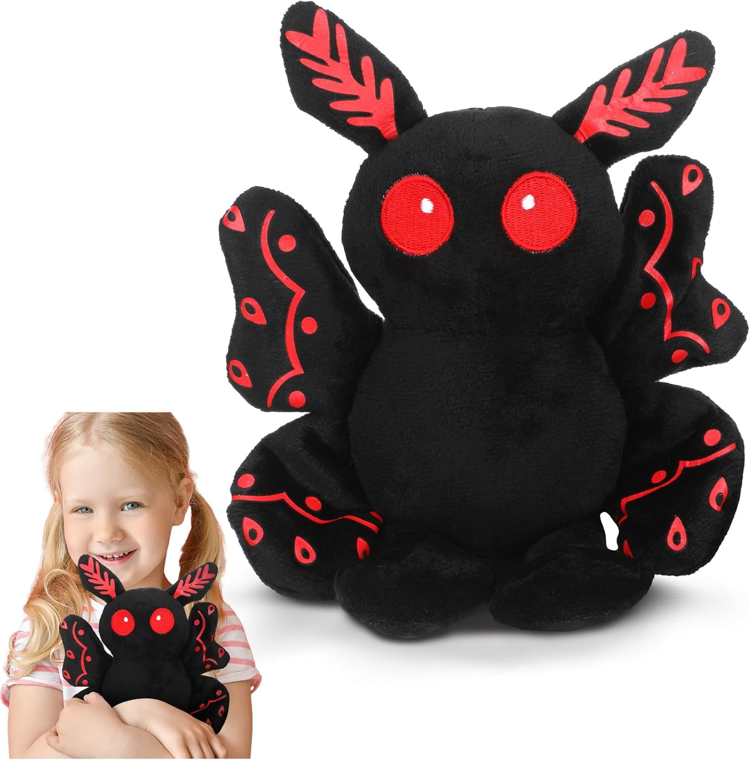 Halloween Mothman Plush Toys Stuffed Baby Mothman Decoration Creepy ...
