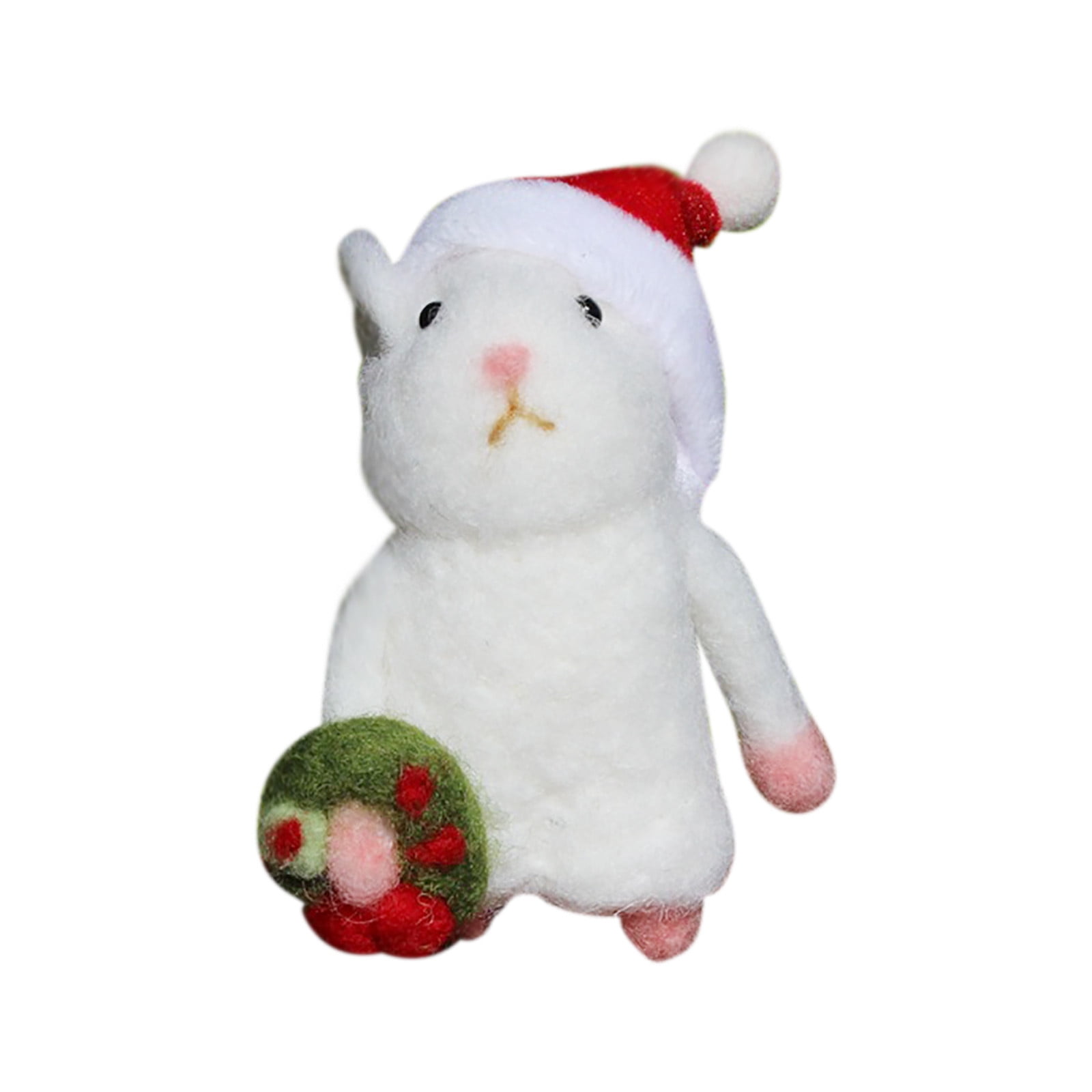 Halloween Mouse with a Wreath Felted Wool Animals Needle Felted,Cute ...