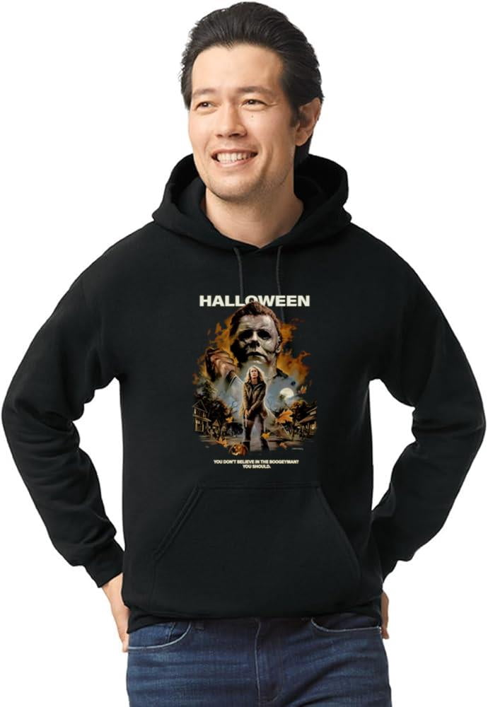 Halloween Movie Horror Black Hoodie , for men & women, up to size 5XL ...