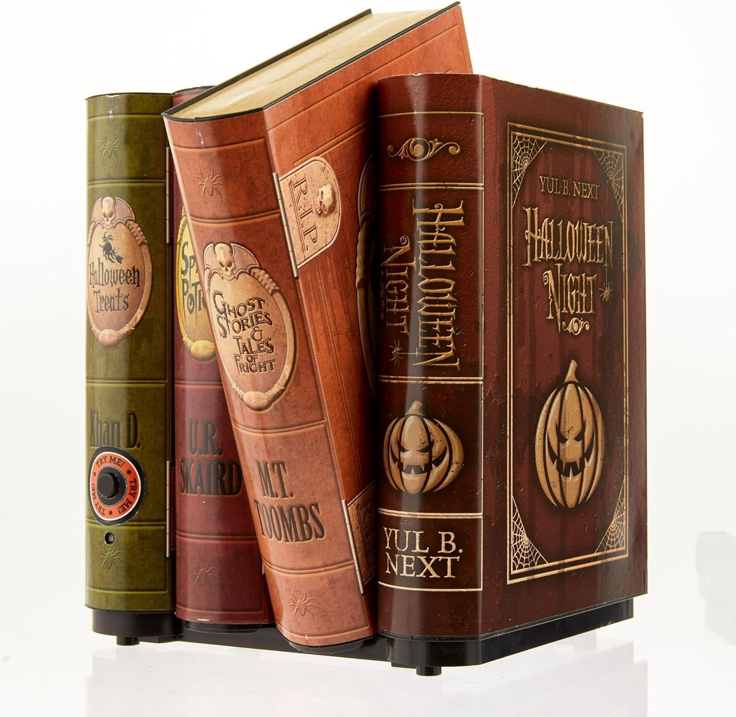 Halloween Moving Books Animated Decoration Scary Movable Books Motion ...
