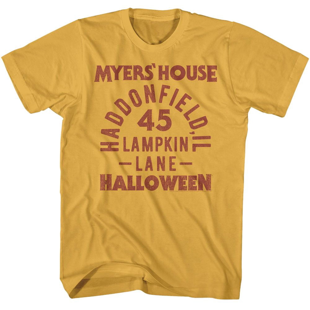 Halloween Myers House 45 Lampkin Lane Men's T Shirt - Walmart.com
