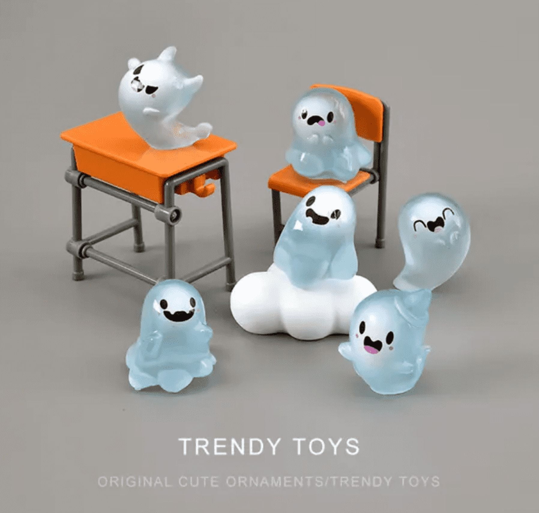 Halloween Mystery Glow-in-the-Dark Ghost Blind Box,Random Little Ghost ...