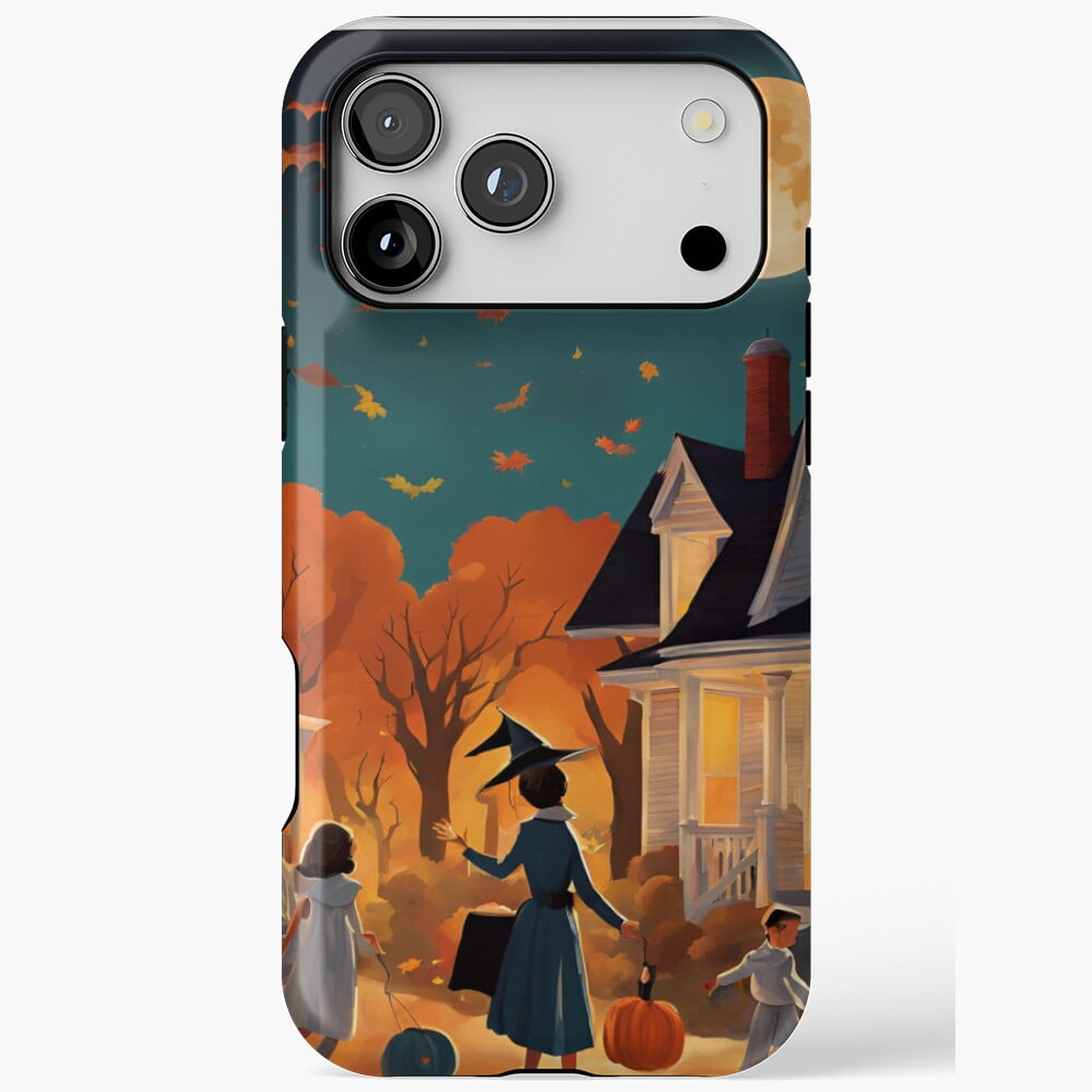 Halloween Night Trick or Treat Scene Full Moon Fun Case for iPhone 11 ...