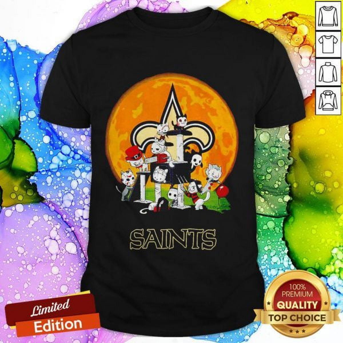 Halloween Nights Horror Characters Chibi Saints Shirt - Walmart.com