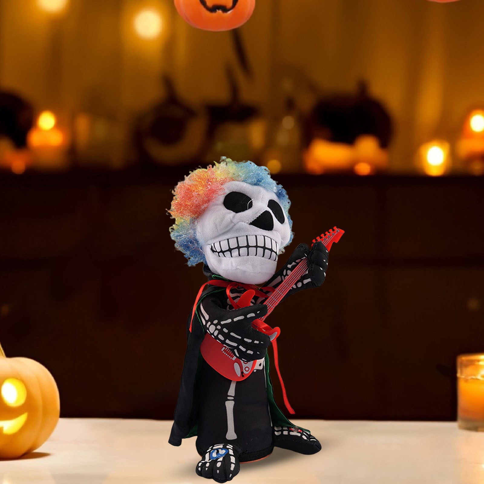 Halloween Novelty Skeleton Toy Animated Dancing With Light And Sound ...