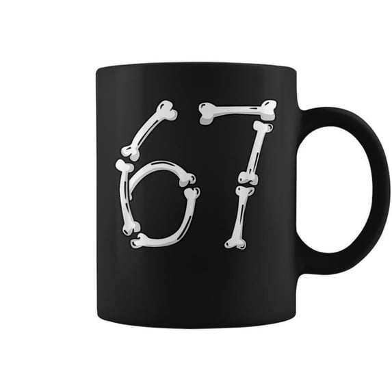 Halloween Number 6 7 Bones Skeleton Costume Coffee Mugs - Walmart.com