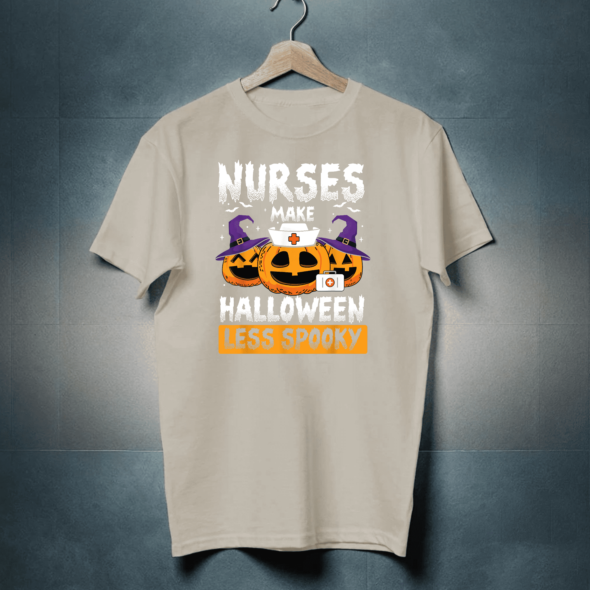 Halloween Nurse Scary Pumpkin Nursing Funny Medical T-Shirt - Walmart.com