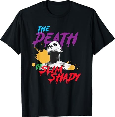 Halloween Of Slim Death Funny Shady horror mask T-Shirt - Walmart.com
