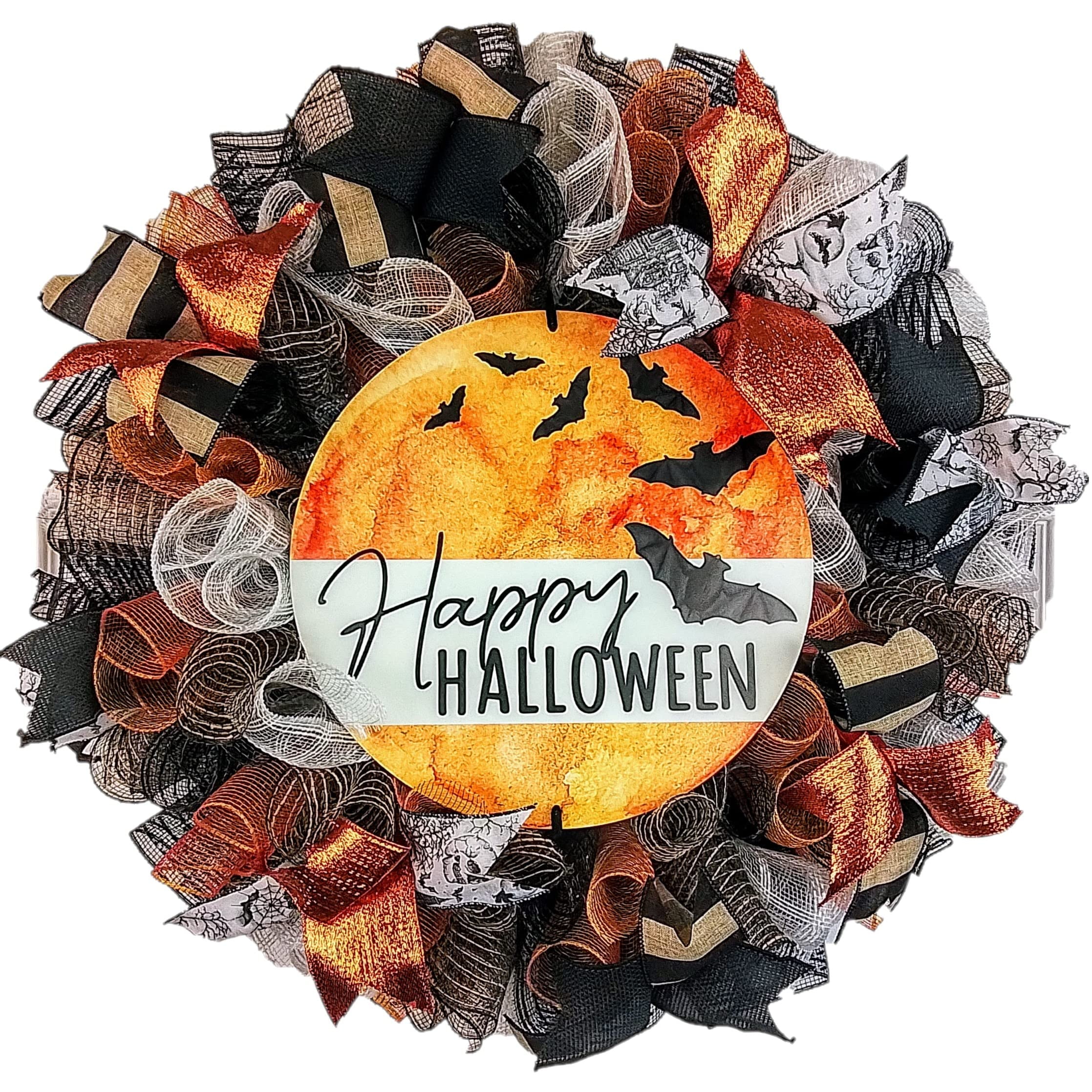 Halloween Office Decorations for Work, Halloween Door Wreaths - Full ...