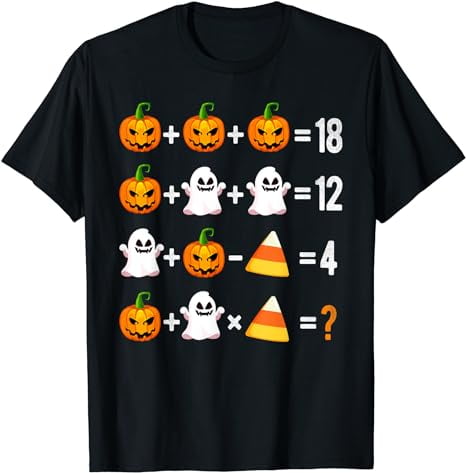 Halloween Order of Operations Math Halloween Teacher pumpkin T-Shirt ...