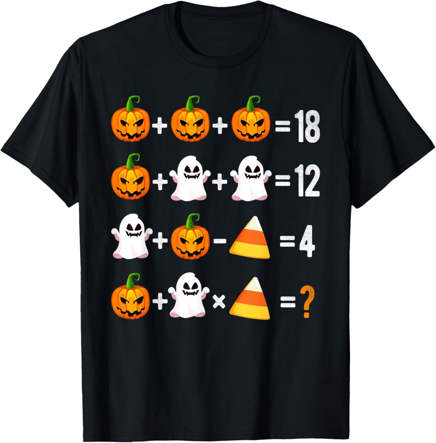 Halloween Order of Operations Math Halloween Teacher pumpkin T-Shirt ...