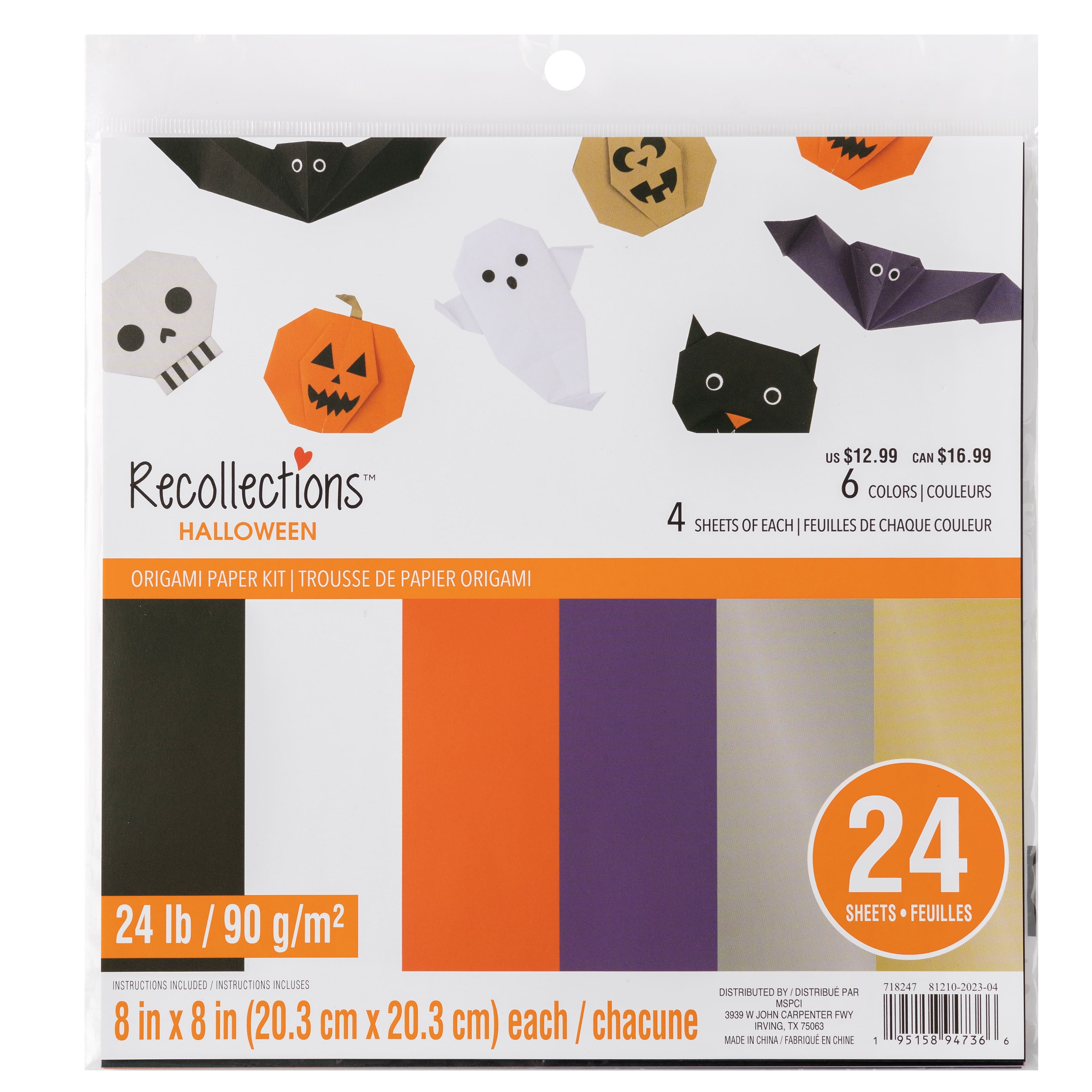 Halloween Origami Paper Kit by Recollections™, Halloween Decorations ...