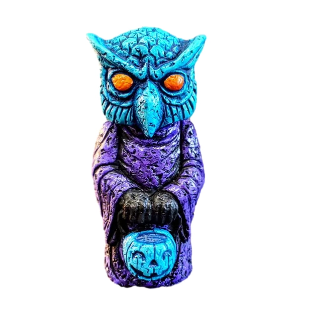 Halloween Ornament Garden Horror Resin Ghost Dwarf Statue Decor ...