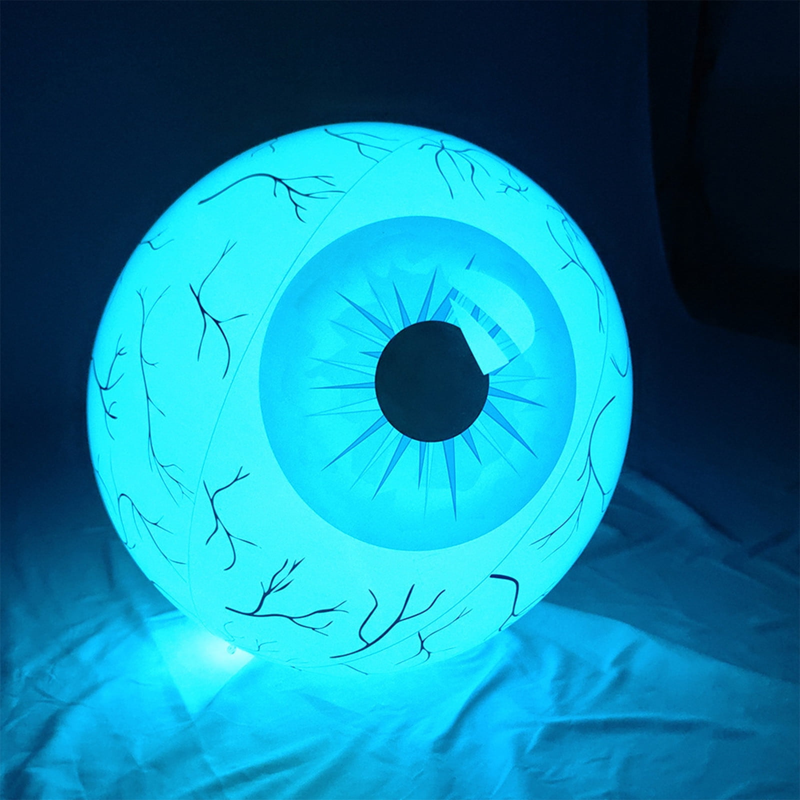 Halloween Outdoor Decorations Giant Inflatable Eye Balls 24IN, LED ...