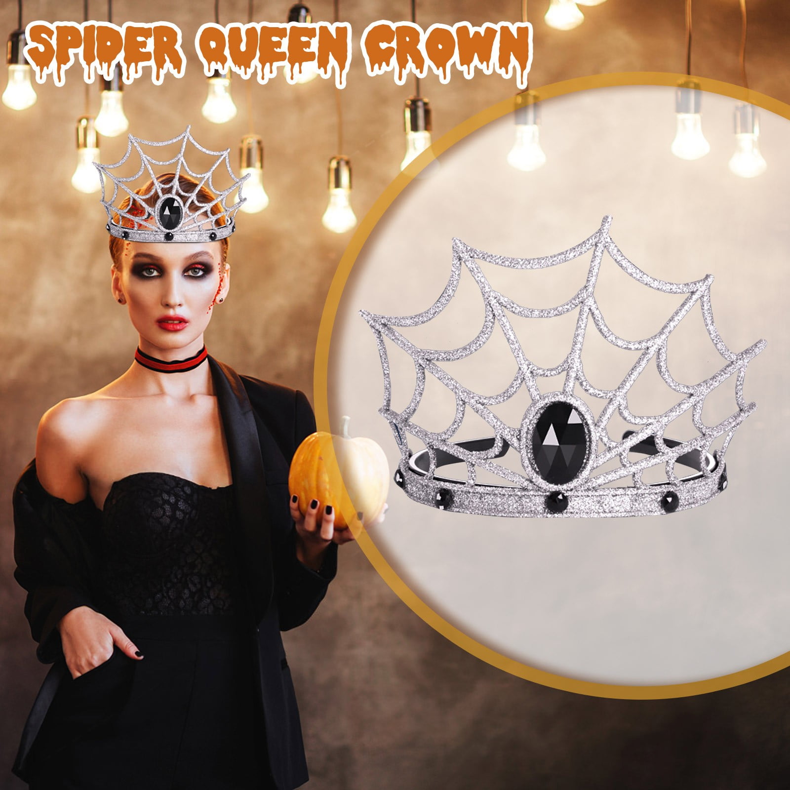 Halloween Outdoor Decorations Hairy Spider,Garden Tricky Spider Props ...