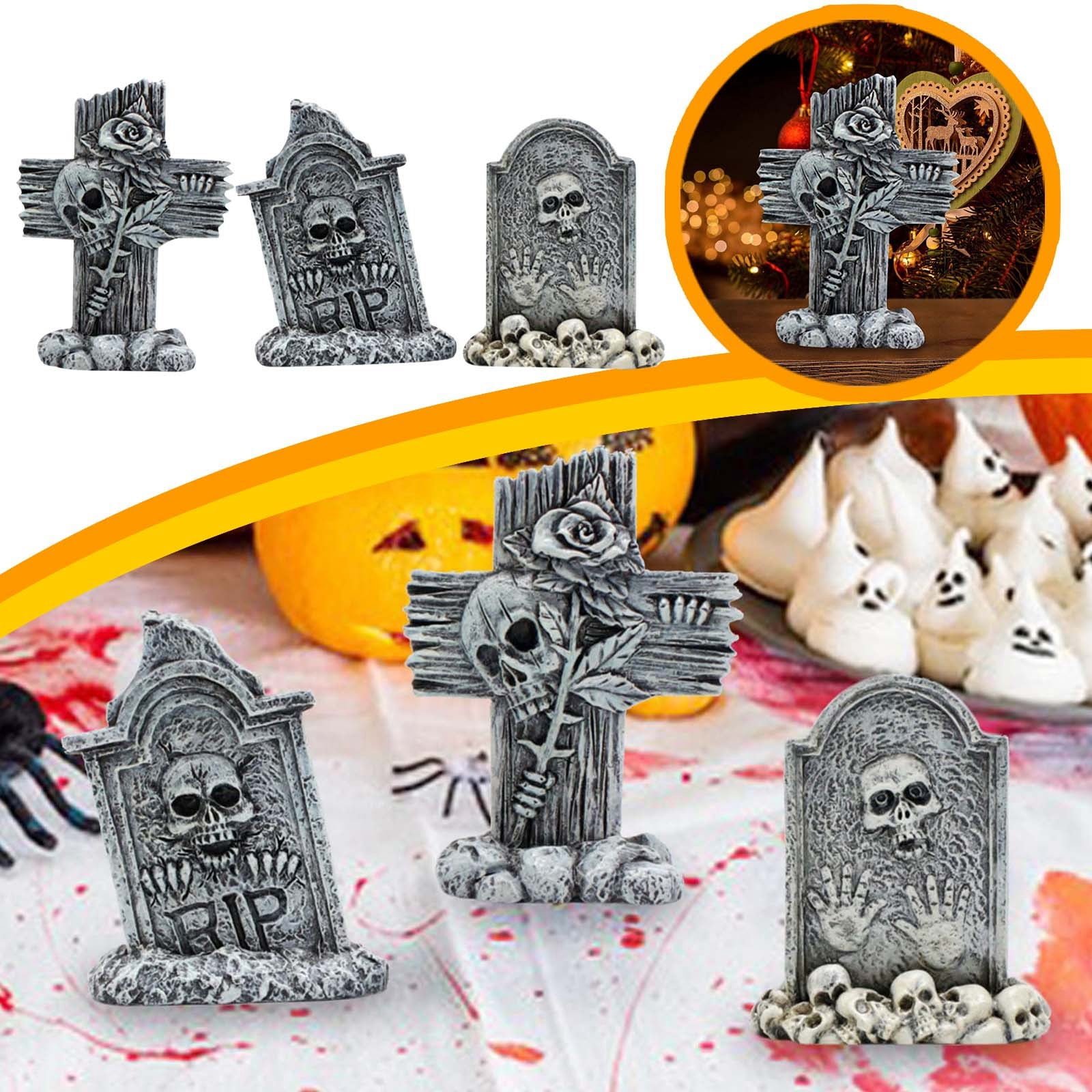 Outdoor Decorations Set Three Small Signs for Themed Party Sculptures ...