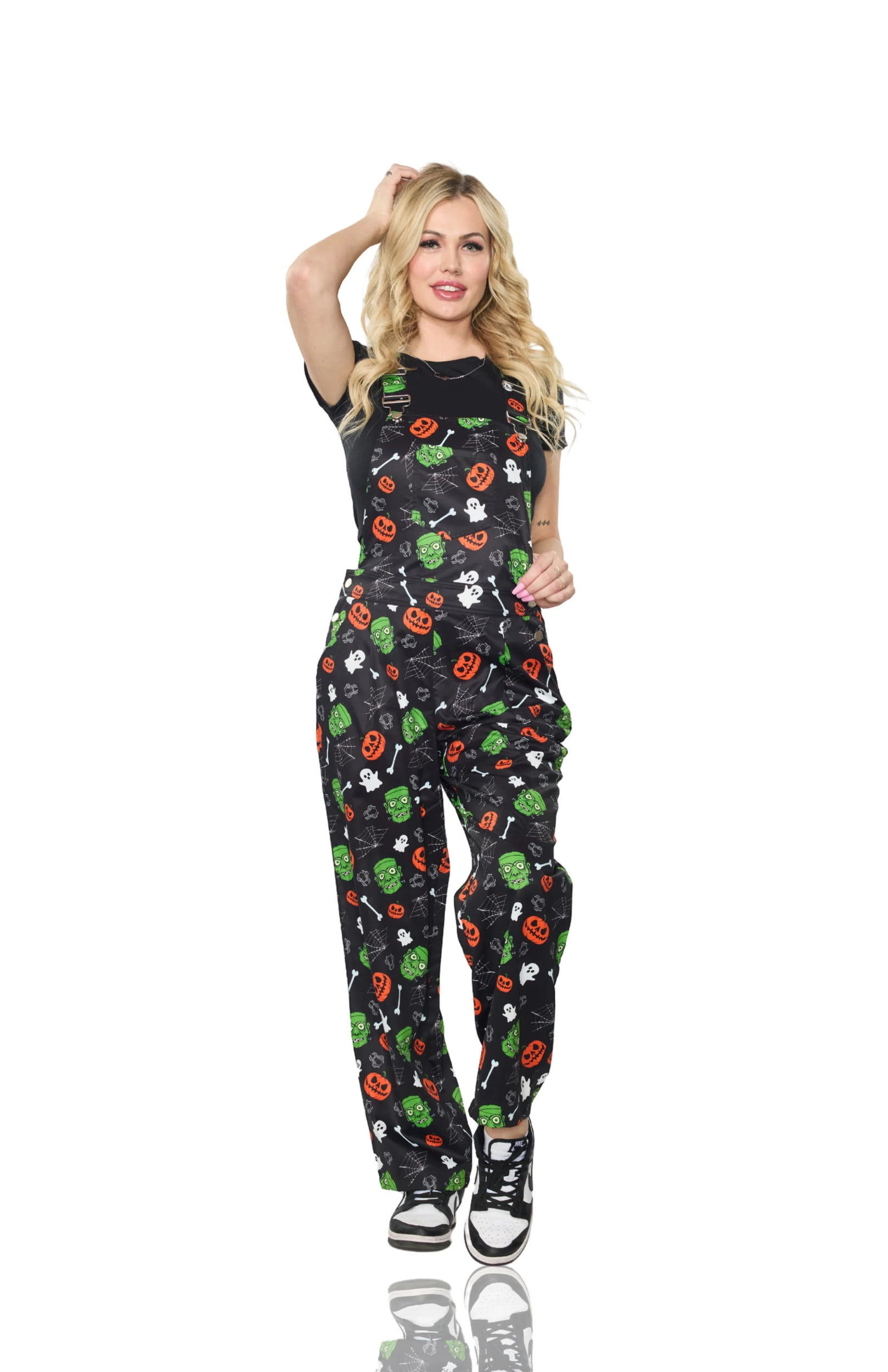 Monster Mash Up Overalls Womans - Walmart.com