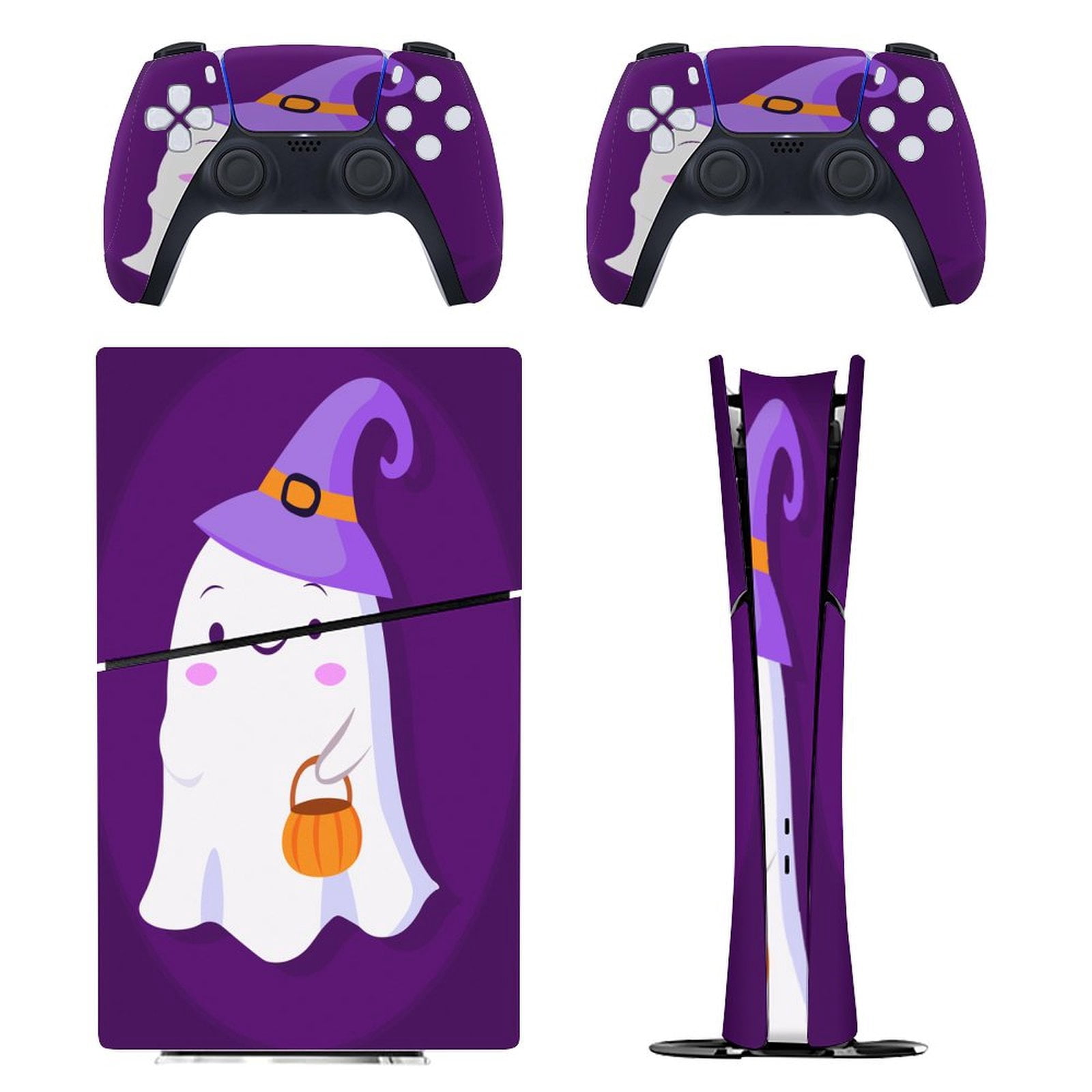 Halloween PS5/PS5 Slim Digital Disc Skin Sticker For Console And ...
