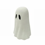 Halloween Paper Mache Ghost Decoration, White Ghost Figurine for ...