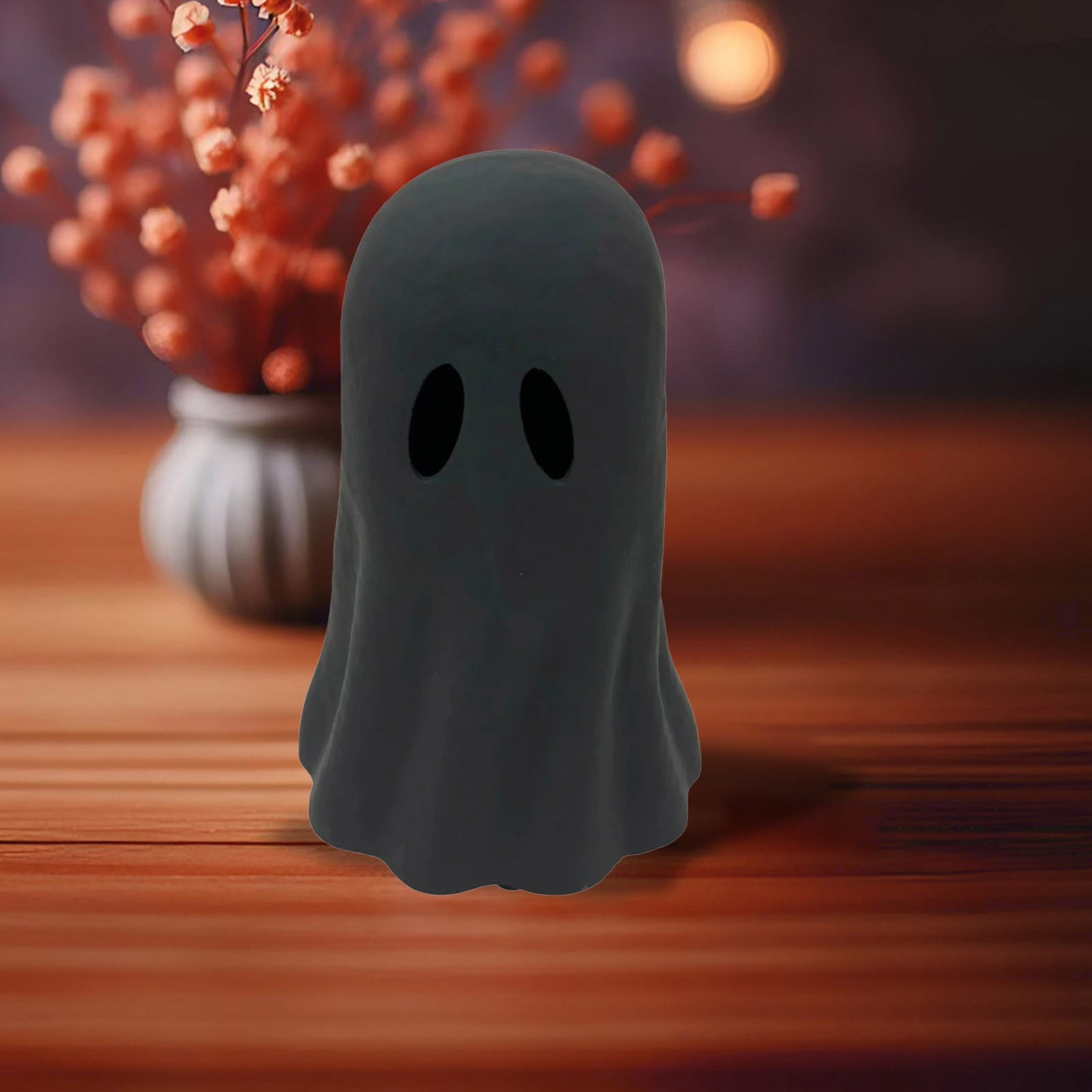 Halloween Paper Mache Ghost Tabletop Decoration,4" Halloween Indoor ...
