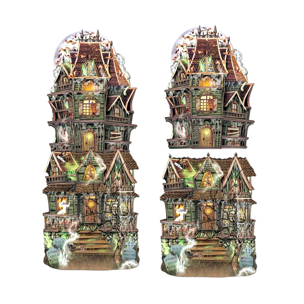 Halloween Party Decoration Jumbo Haunted House Cutouts 24 1 By 2"- Pack ...