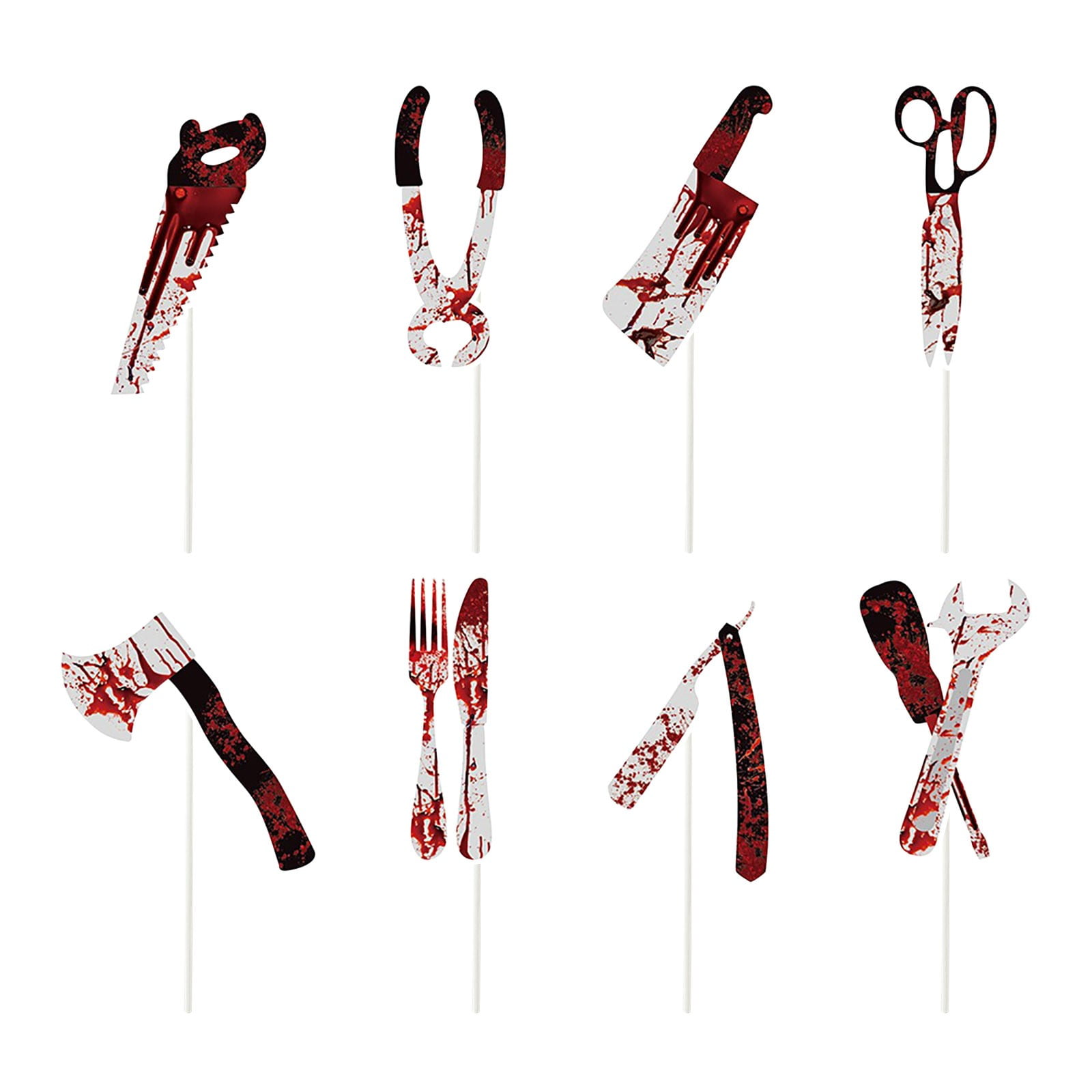 Halloween Party Decoration Knife Cake Plugin, Cake Surround Bar Horror ...