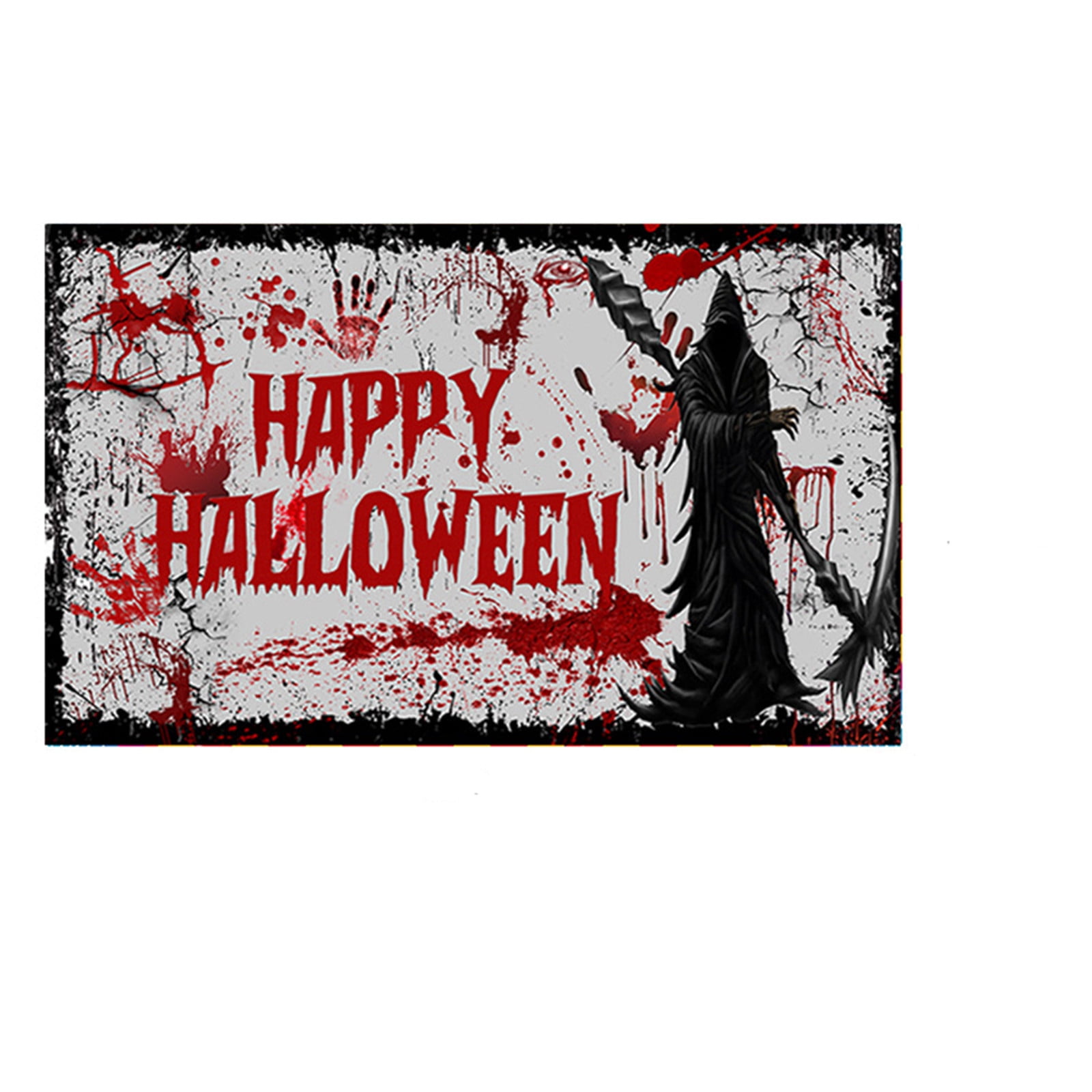 Halloween Party Decorations,Haunted Scene Setters Backdrop Banner ...
