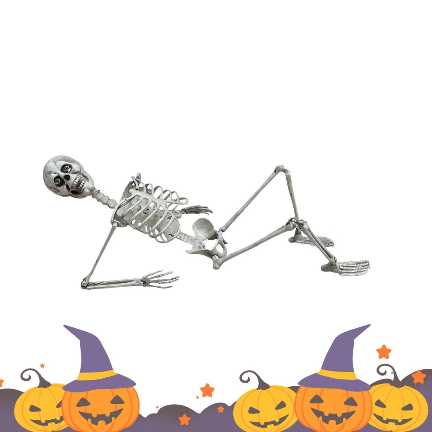 Halloween Party Decorations Life-Size 70Cm Realistic Skeleton Haunted ...