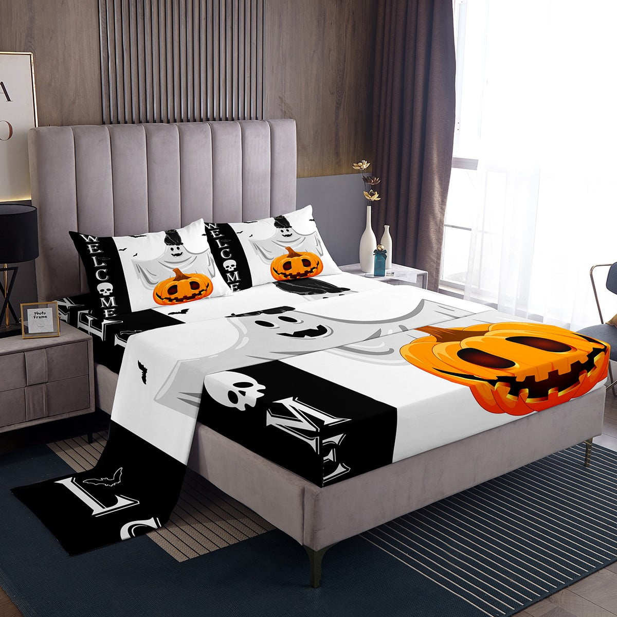 Halloween Party Decorations Sheet Set for Toddler Youth, Halloween ...