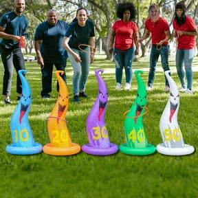 Walmart 2 Pack Inflatable Reindeer Antler Ring Toss Game, Christmas Fun ...