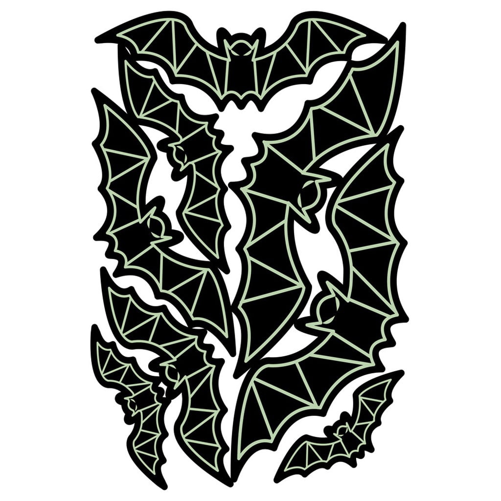 Halloween Party Supplies Hallween Decorations Bats Wall Decor Black ...