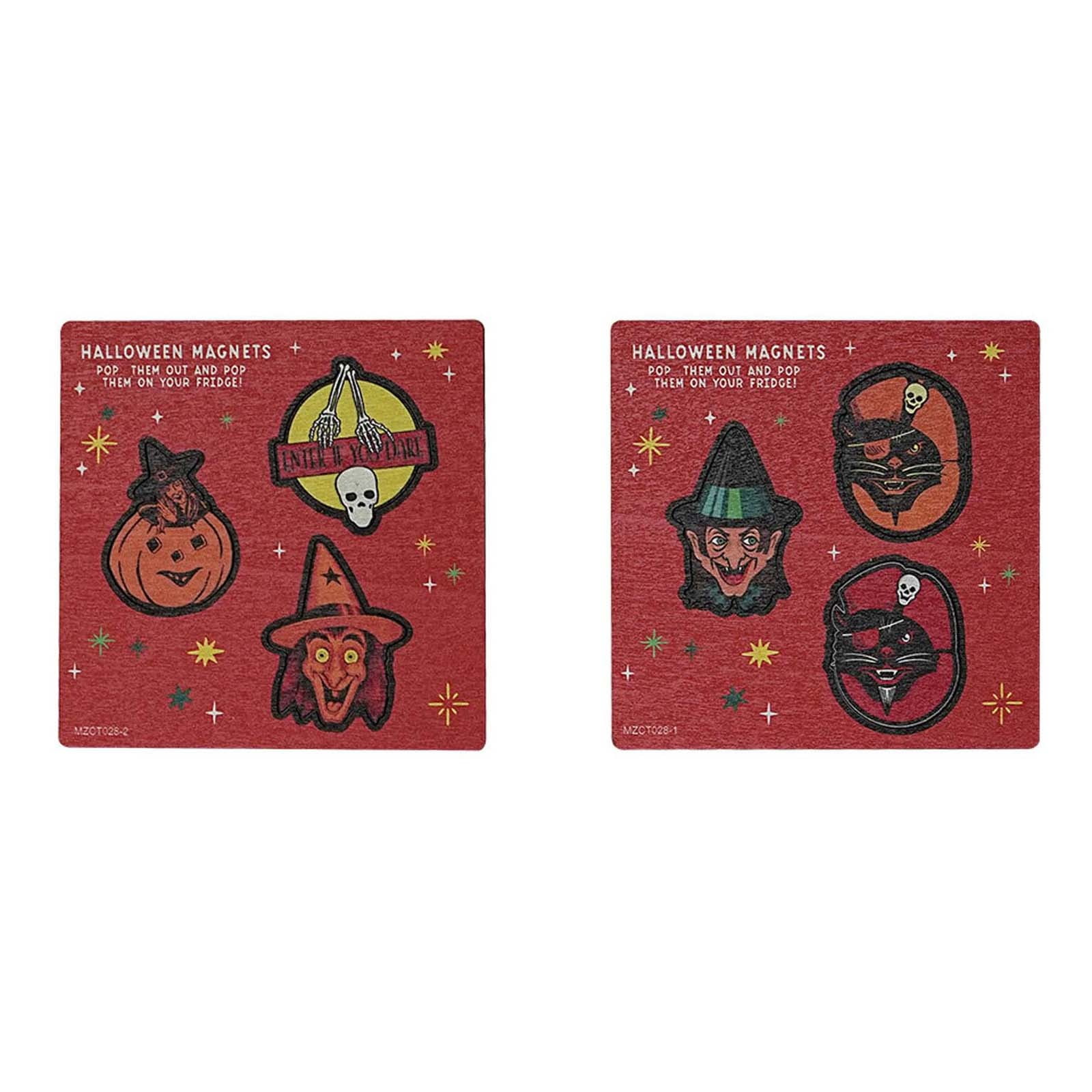 Halloween Party Supplies Hallween Decorations Wall Decor 6Pcs Halloween ...