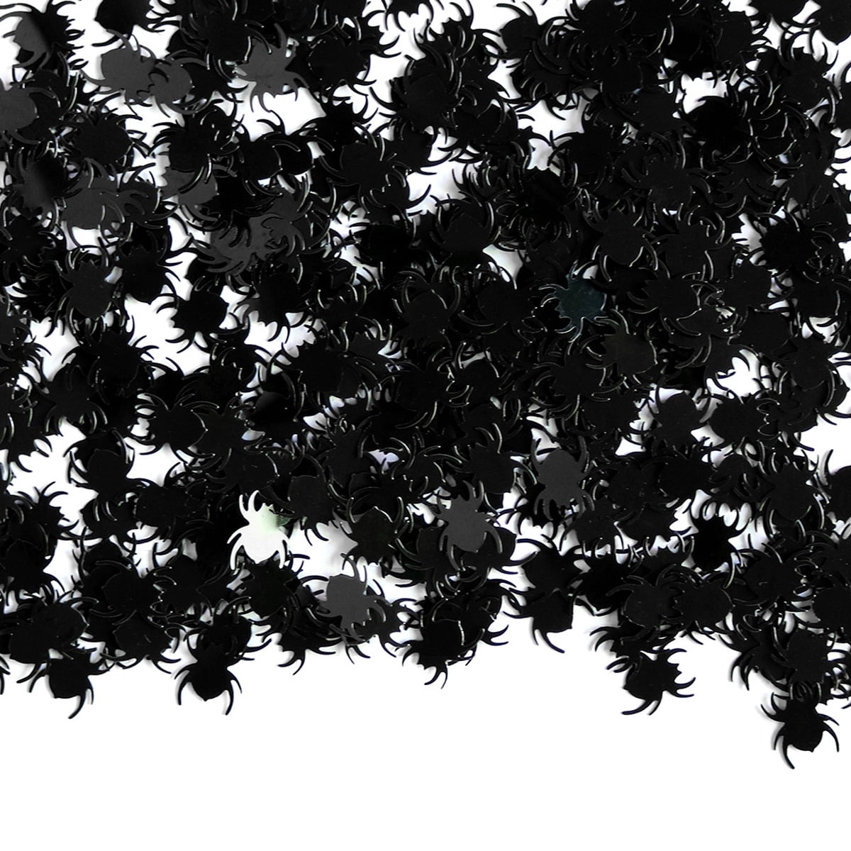 Halloween Party Table Scatter Confetti - Black Spider Spider Webs ...