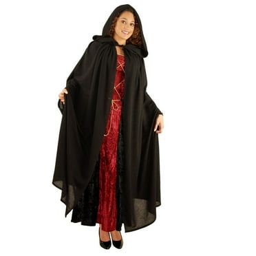 Halloween Burlap Cloak with Hood Adult Costume - Walmart.com