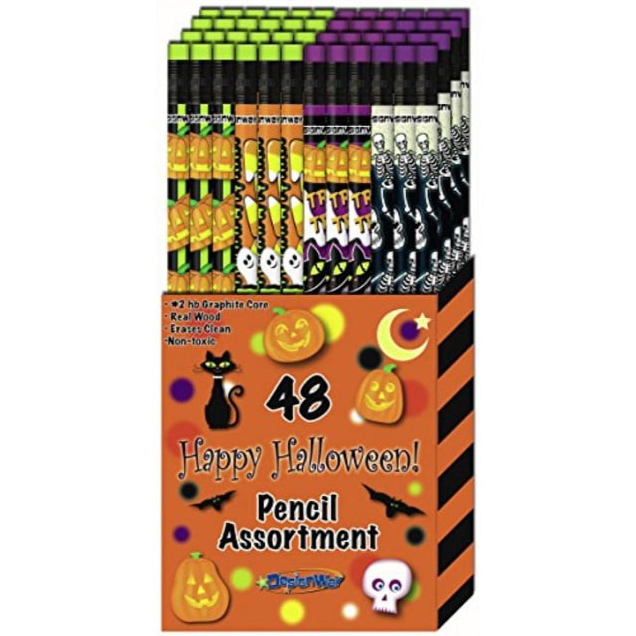 DesignWay DesignWay Products Halloween Pencils, 48 ct. - Walmart.com