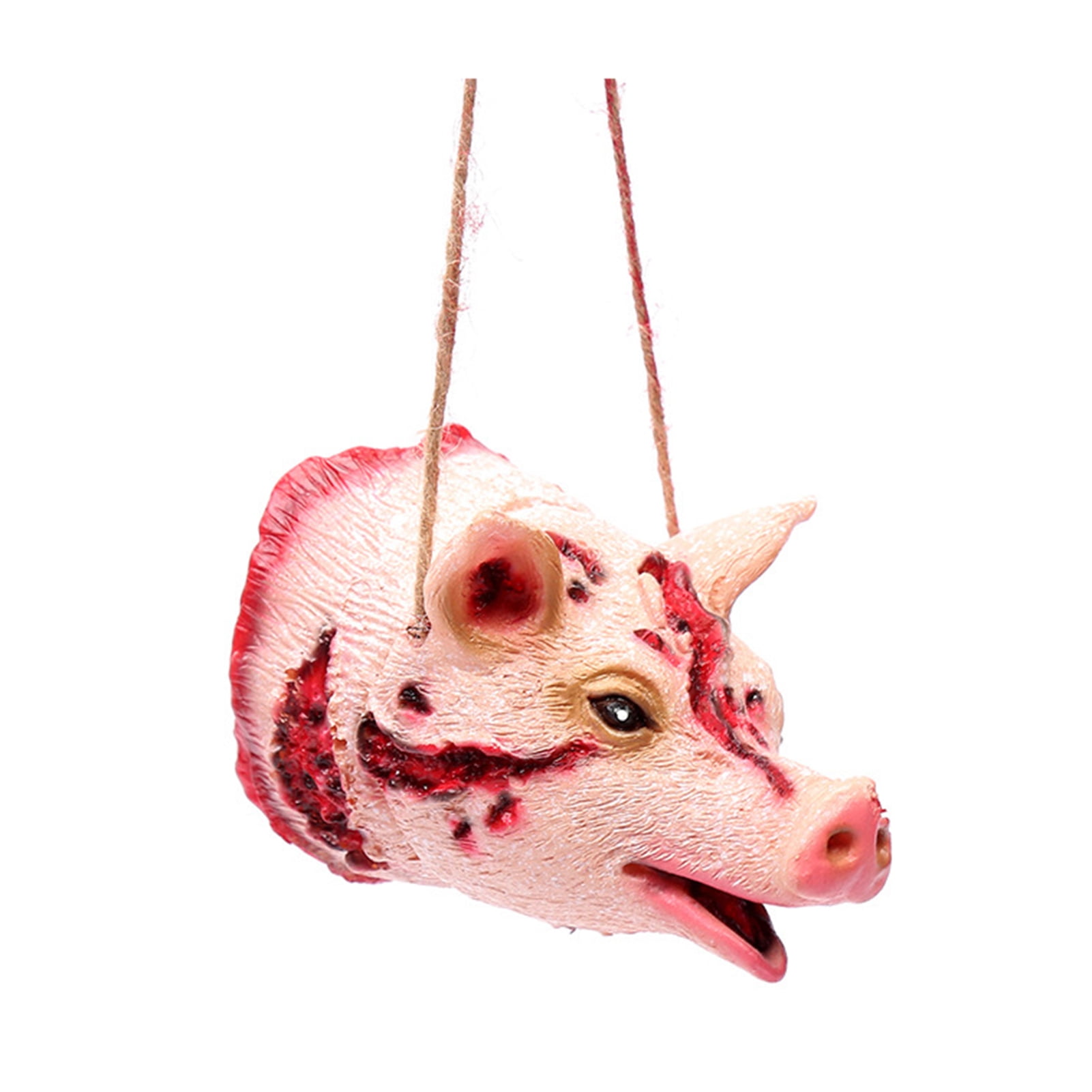 Halloween Pendant Realistic Creepy Hanging Rat Pig Head Spider Bat ...