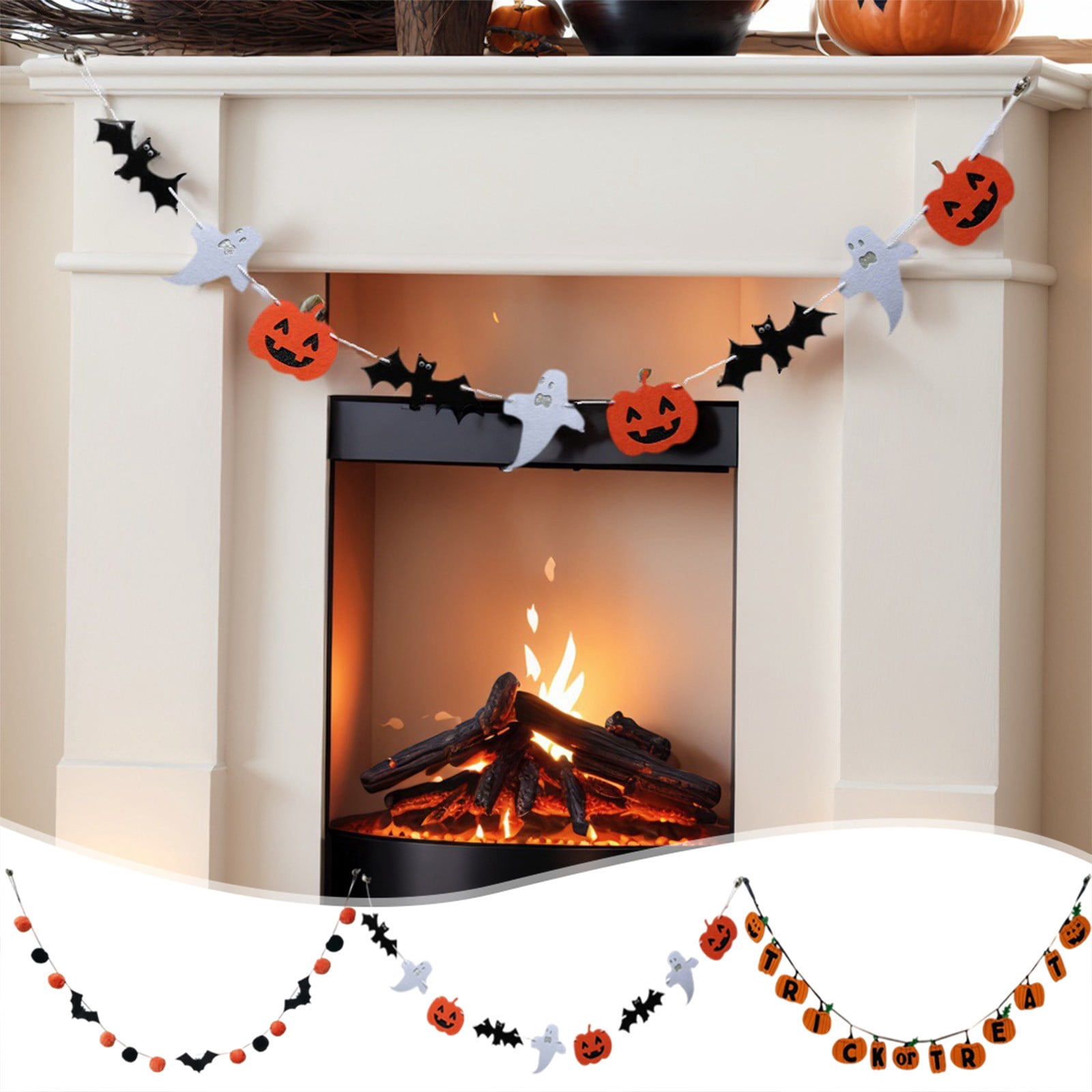 Halloween Pennant Banner under $5! kkbbma Halloween Pennant Banner ...