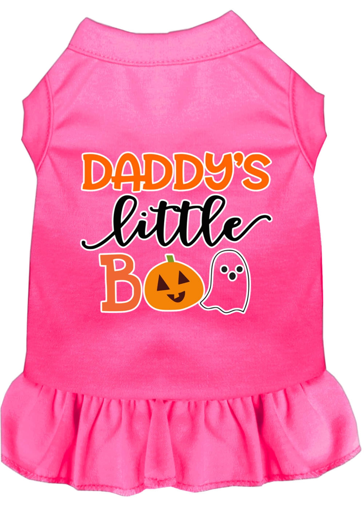 Halloween Pet Dog Cat Dress Screen Printed, "Daddy's Little Boo ...