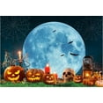 Halloween Photography Backdrop Starry Sky Moon Night Background ...