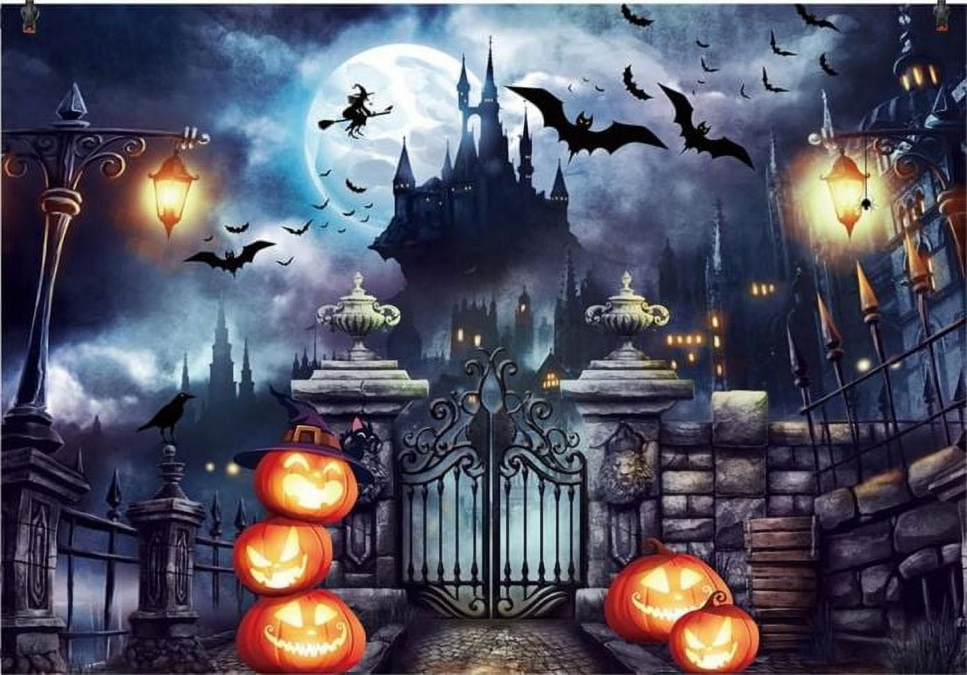 Halloween Photography Backdrops Gloomy Woods Graveyard Background ...