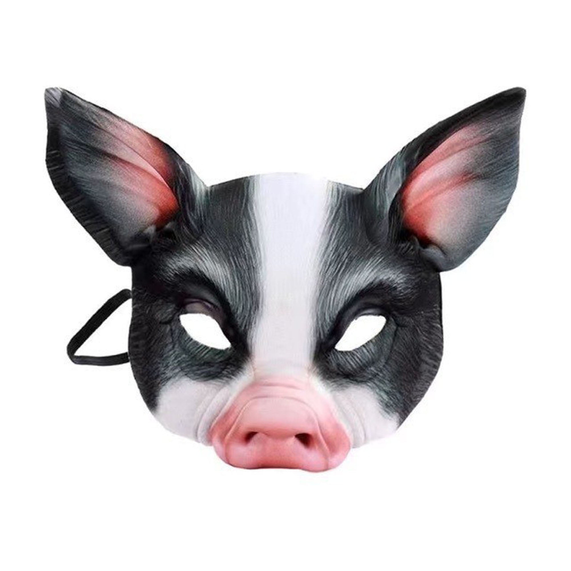 Halloween Pig Mask Animal Mask Pig Head Mask Half Face Pig Masks for ...