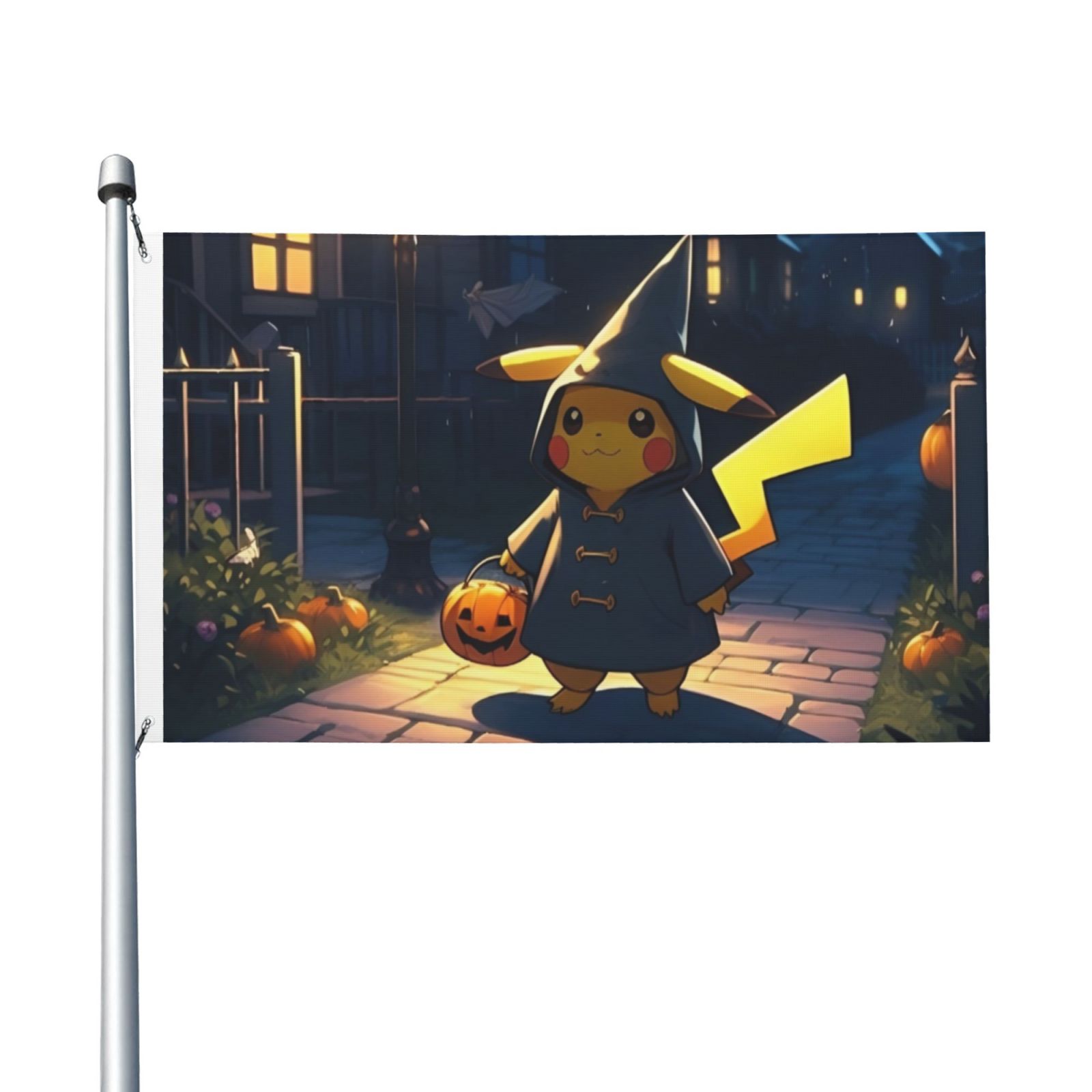 Halloween Pikachu Pokémon03 3x5ft Face Flag Fade Proof Holiday Fall ...