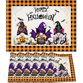 Place Mats Halloween Kitchen Table Linens